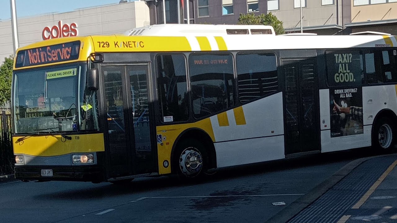Kinetic Gold Coast: No.729 Volvo B12BLE Bustech VST: Route 704 outbound ...