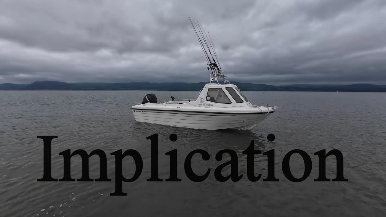 Implication's Maiden Voyage - Small Boat Sea Fishing, Menai Straits ...
