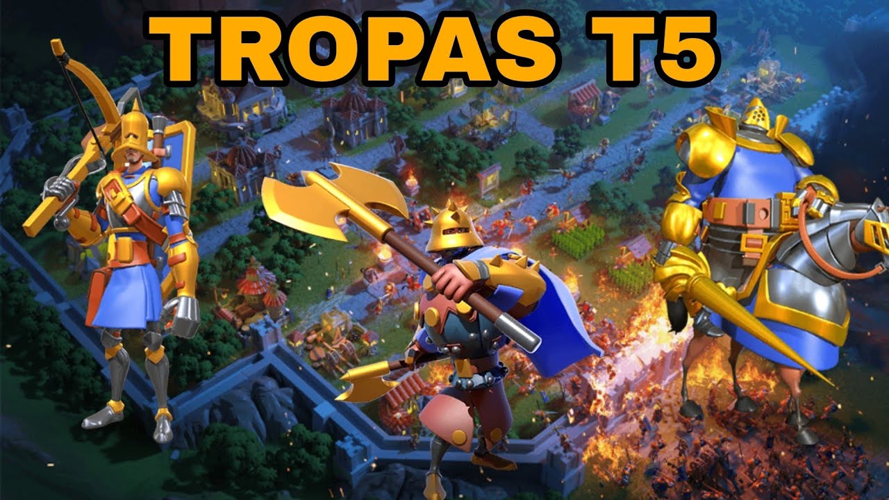DESBLOQUEAMOS TODAS LAS UNIDADES T5 | RISE OF KINGDOMS ESPAÑOL - YouTube