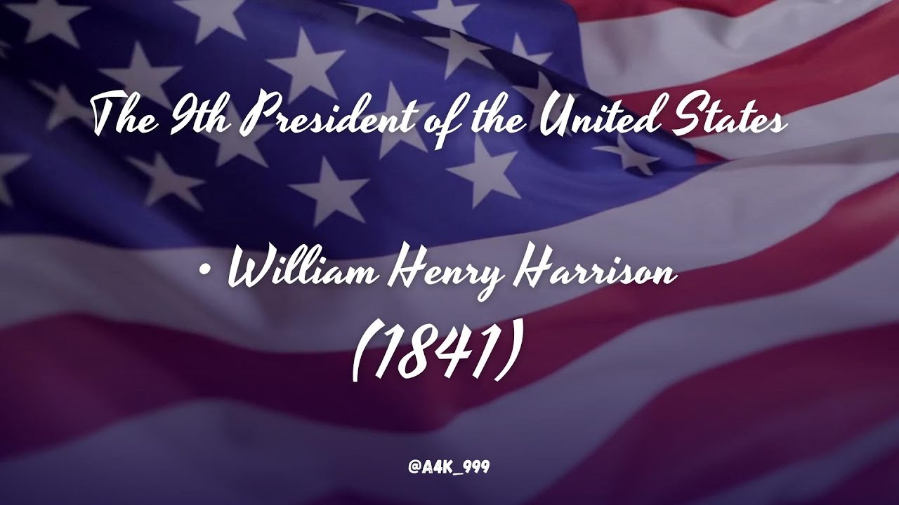 William Henry Harrison (1841), The 9th President of the United States ...