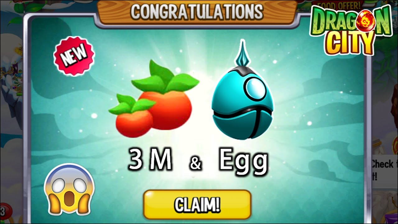 Dragon City - Claim 3 Million Foods + High Guardian Dragon | SPECIAL ...