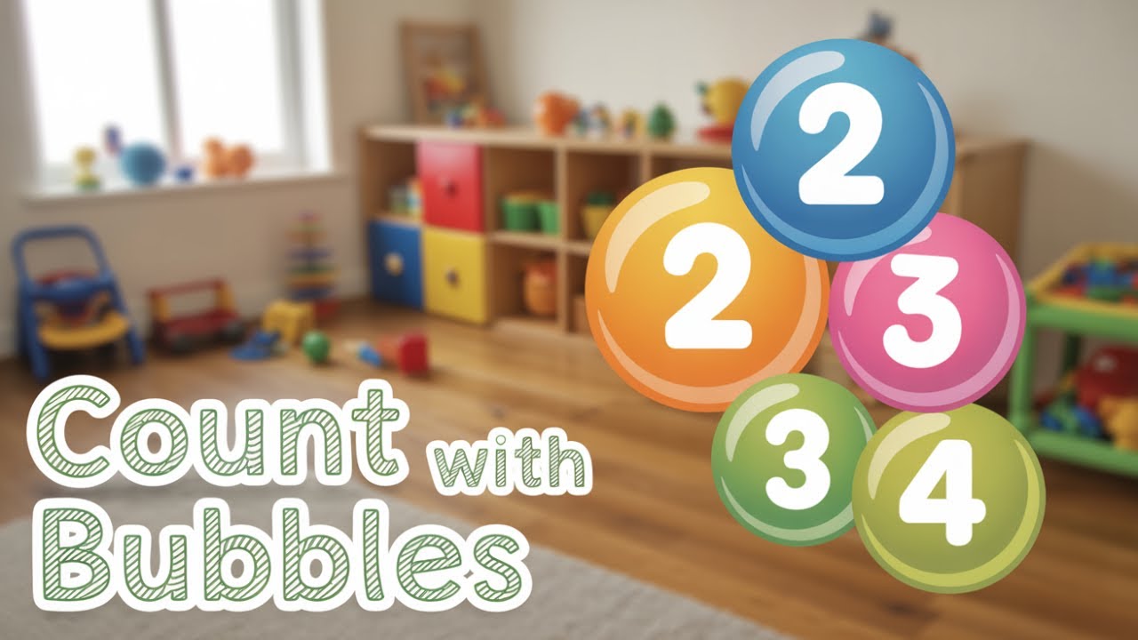 Watch the Magic Bubbles Pop and Learn Numbers! - YouTube