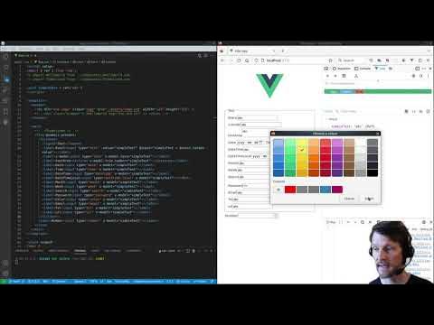 Vue.js Forms Part 2 input type=(text, number, hidden) output tags - YouTube