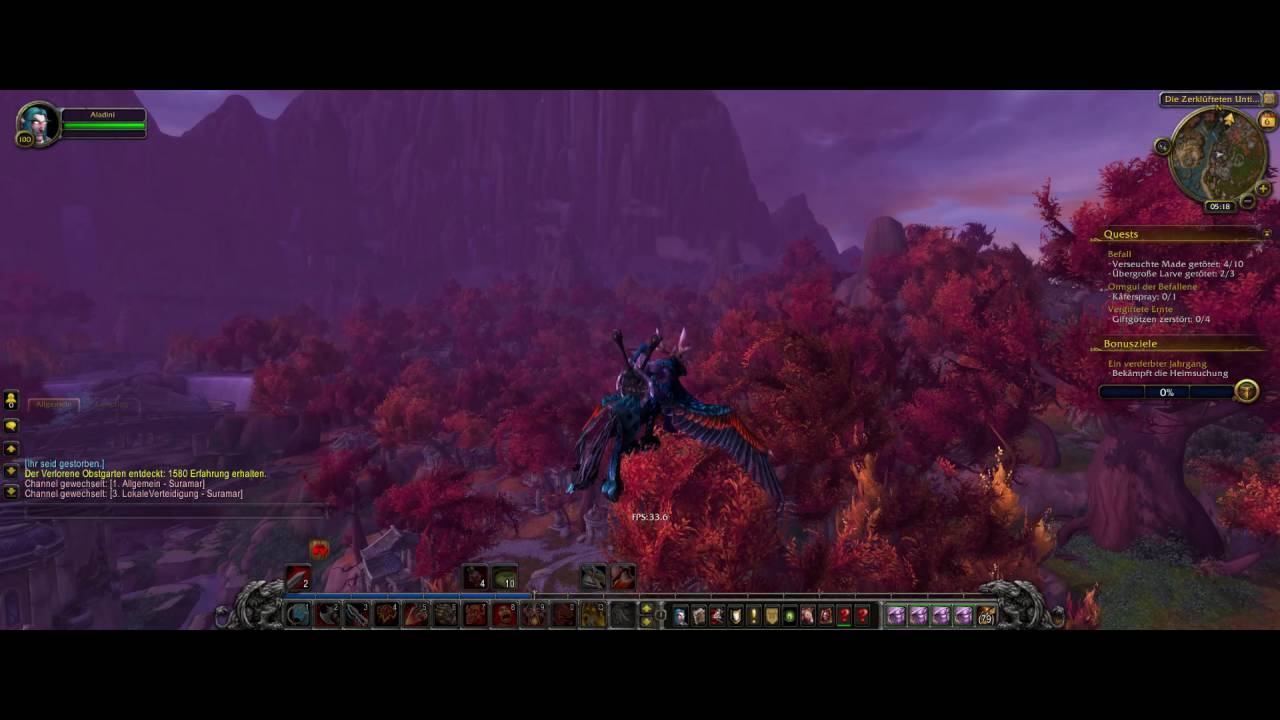 World of Warcraft - Legion - New Areas / Flyover with GeForce GTX 1070 ...