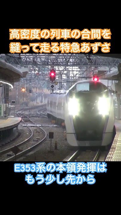 国分寺駅を通過するE353系の特急あずさ #jr東日本 #中央本線 #中央線 #中央東線 #e353系 #特急 #あずさ #特急あずさ #国分寺 #jr #鉄道 #電車 - YouTube