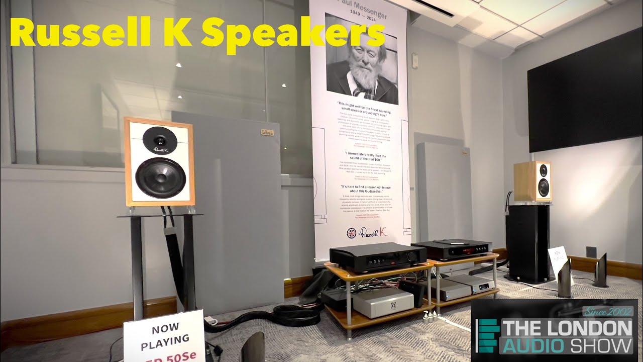 Russell K Speakers at the London Audio Show 2024 - YouTube