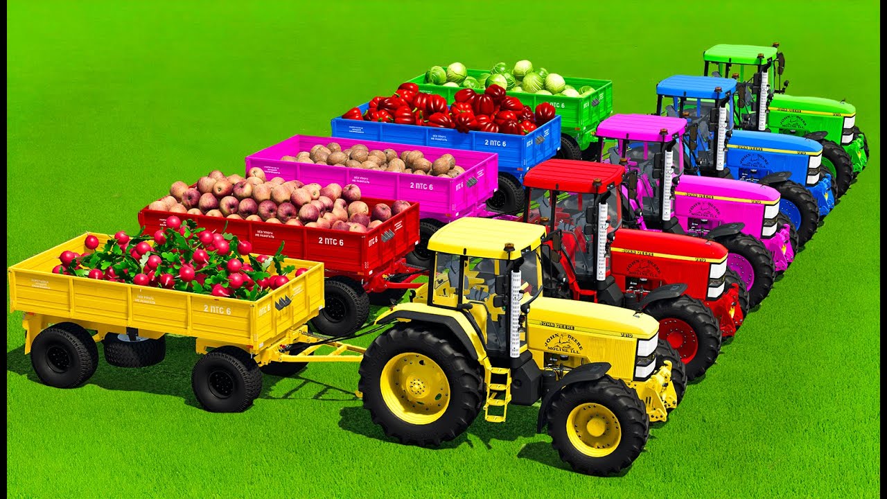 LOAD CABBAGE, PEPPER, APPLES, COCONUTS, RADISHES & TRANSPORT WITH JOHN ...