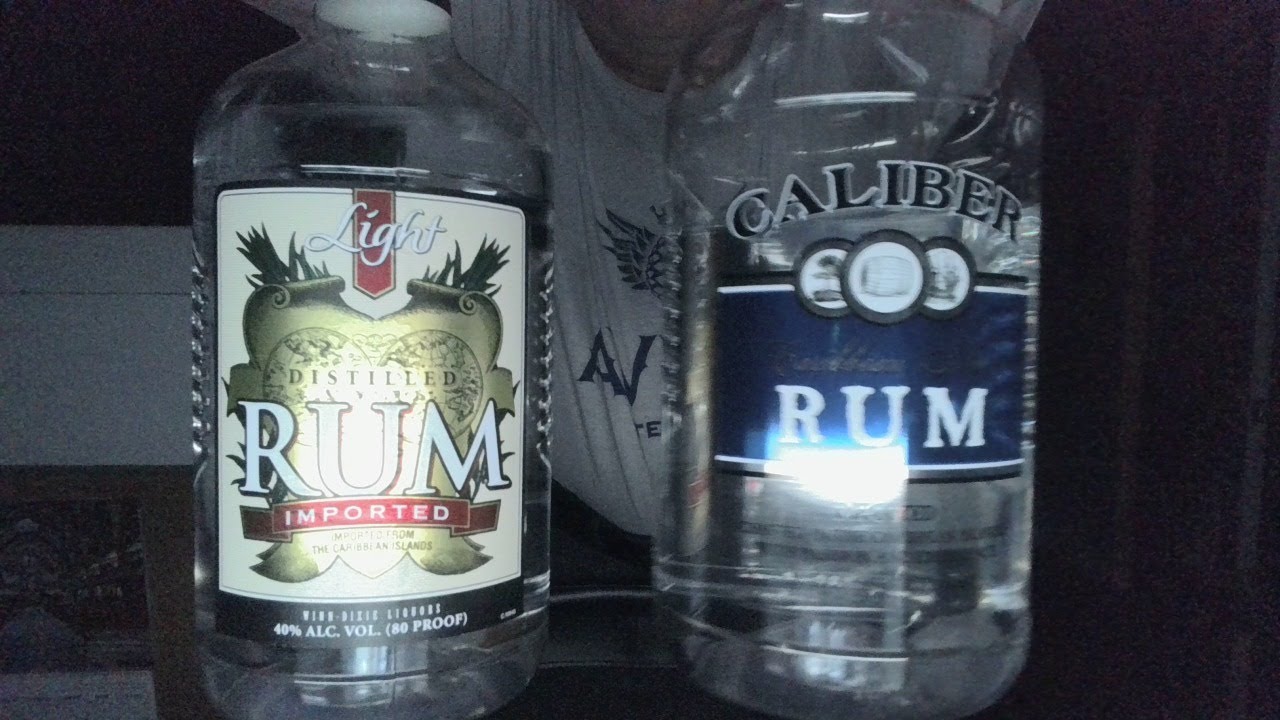 W-D Liquors Light Rum vs. Caliber Caribbean - YouTube