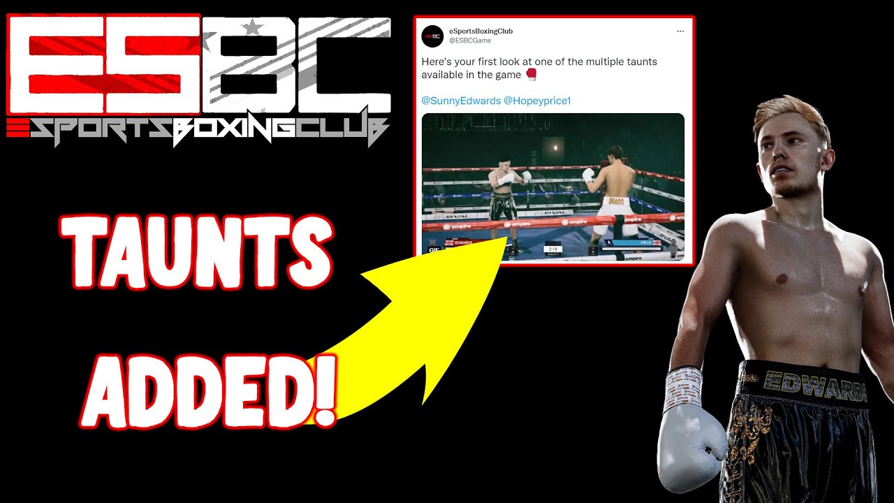 eSports Boxing Club Taunts | New ESBC Gameplay - YouTube