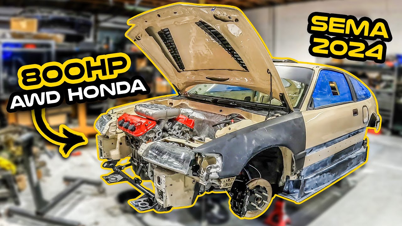 Building an INSANE 800 HP Turbo AWD Honda for SEMA 2024 with Gooichi ...