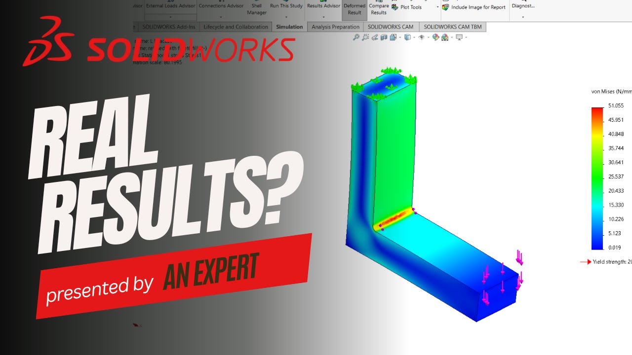 SOLIDWORKS Simulation : How Do I KNOW My Results Are Good? - YouTube
