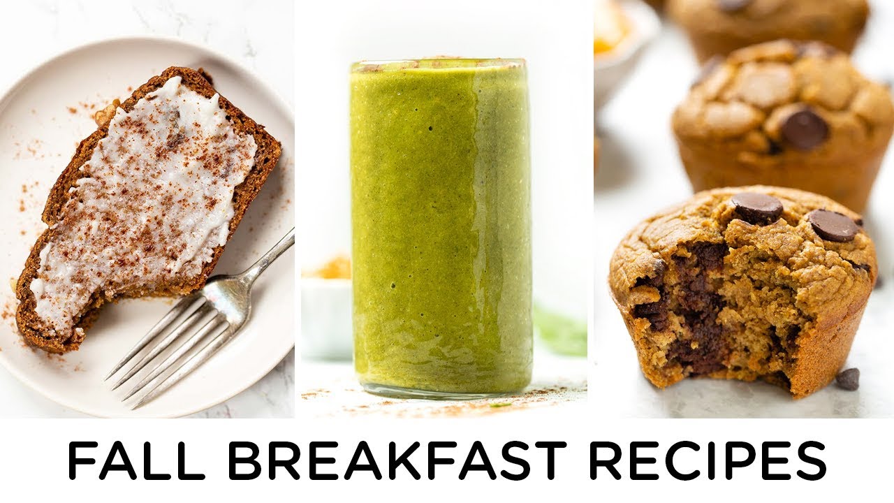 FALL BREAKFAST RECIPES ‣‣ all made with pumpkin! 🎃 - YouTube