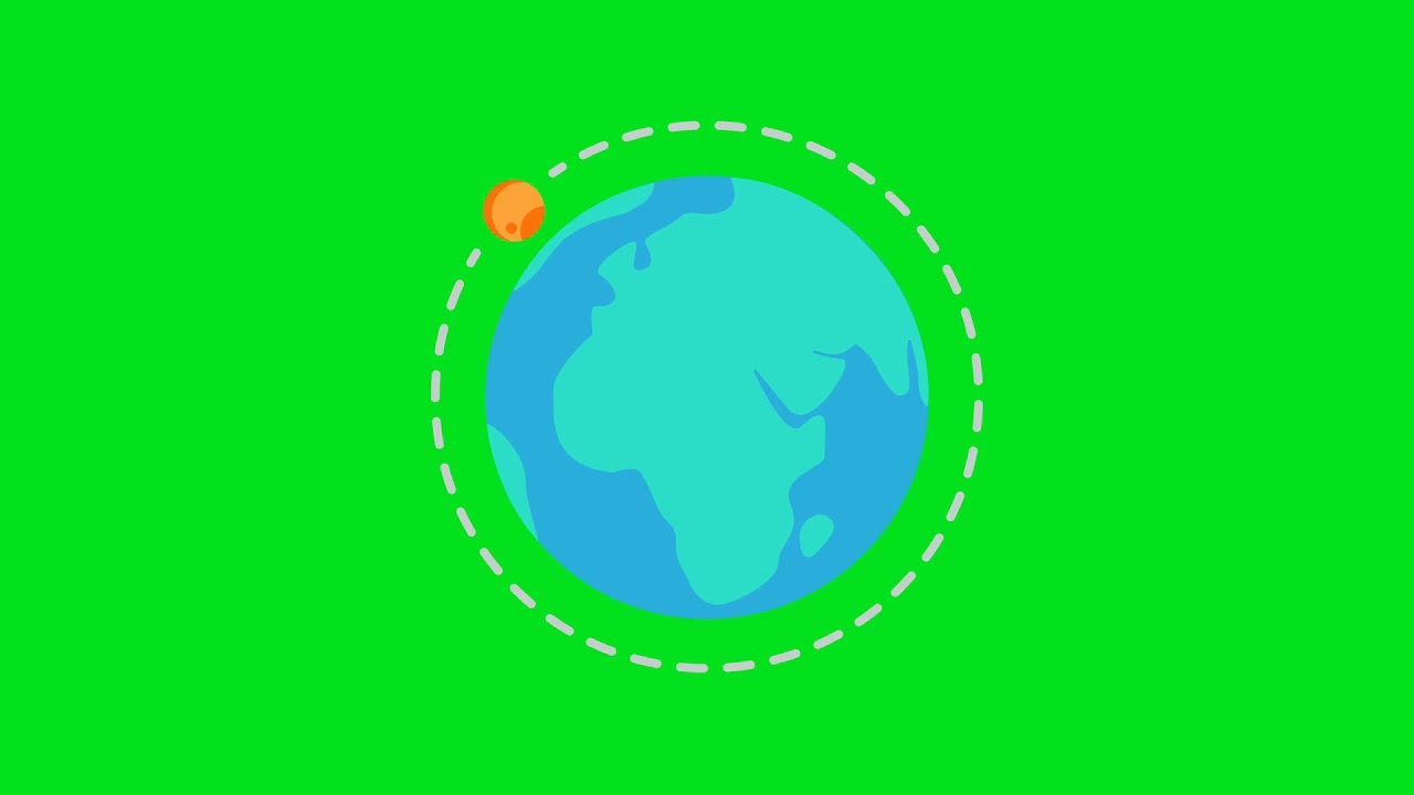 Earth green screen - YouTube