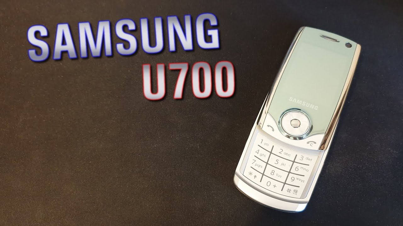 Samsung U700 - 2007 - Ultra Edition 12.1, phone like new ! - YouTube