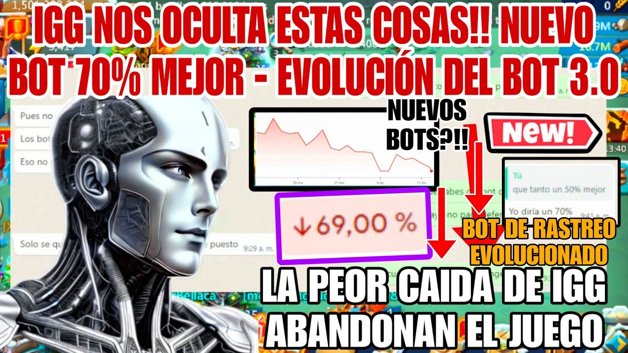 IGG NOS OCULTA ESTAS COSAS! NUEVO B0T 70% MEJOR - EVOLUCION DEL B0T 3.0 ...