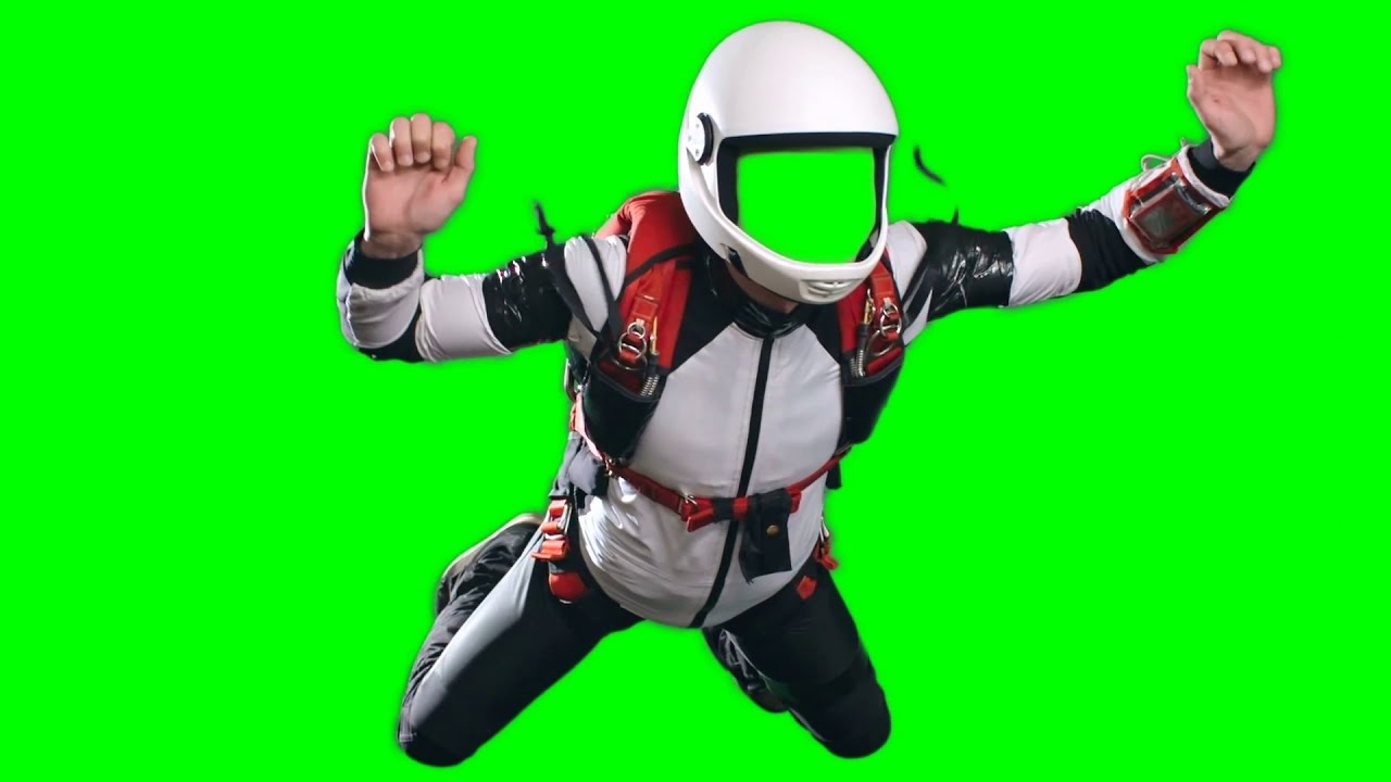 Skydiver (Green Screen) Effect - YouTube