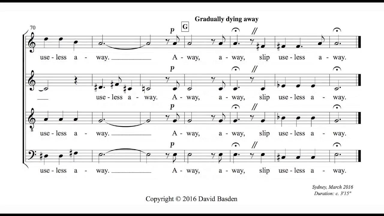 Another Blue Day (SATB a cappella, no divisi) – David BASDEN - YouTube