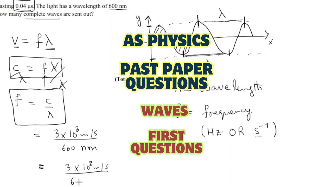 Edexcel AS physics: Waves and Particle Nature of Light - YouTube