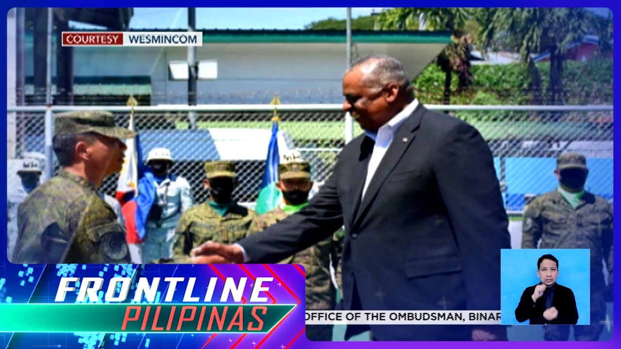 US Defense chief Austin, binisita ang WESMINCOM kasama si AFP Chief ...