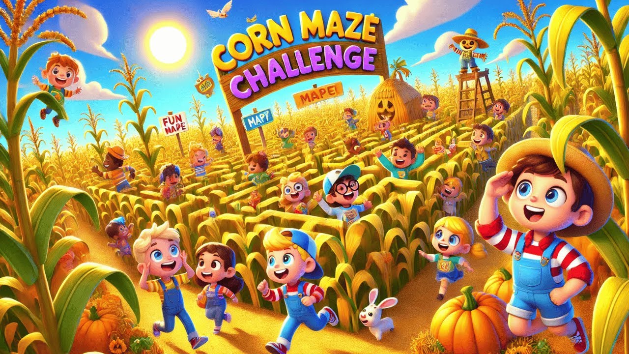 Corn Maze Challenge | Read Aloud Book for Kid's in English - YouTube