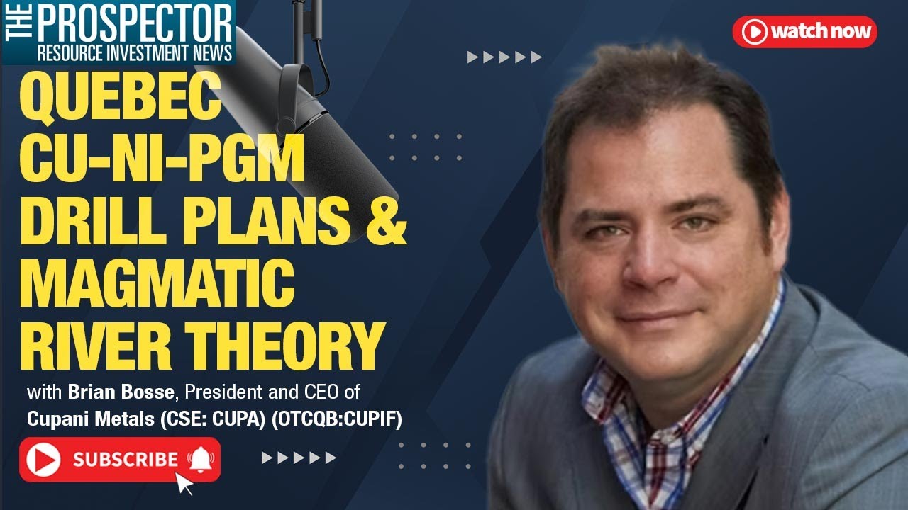 Brian Bosse, Cupani Metals CEO: Quebec Cu-Ni-PGM Drill Plans & Magmatic ...