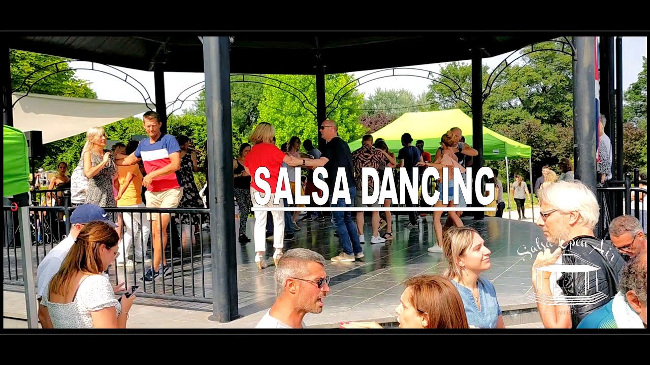 Salsa Dancing Summer Latin Party Salsa Open Air Alleur Liege - YouTube