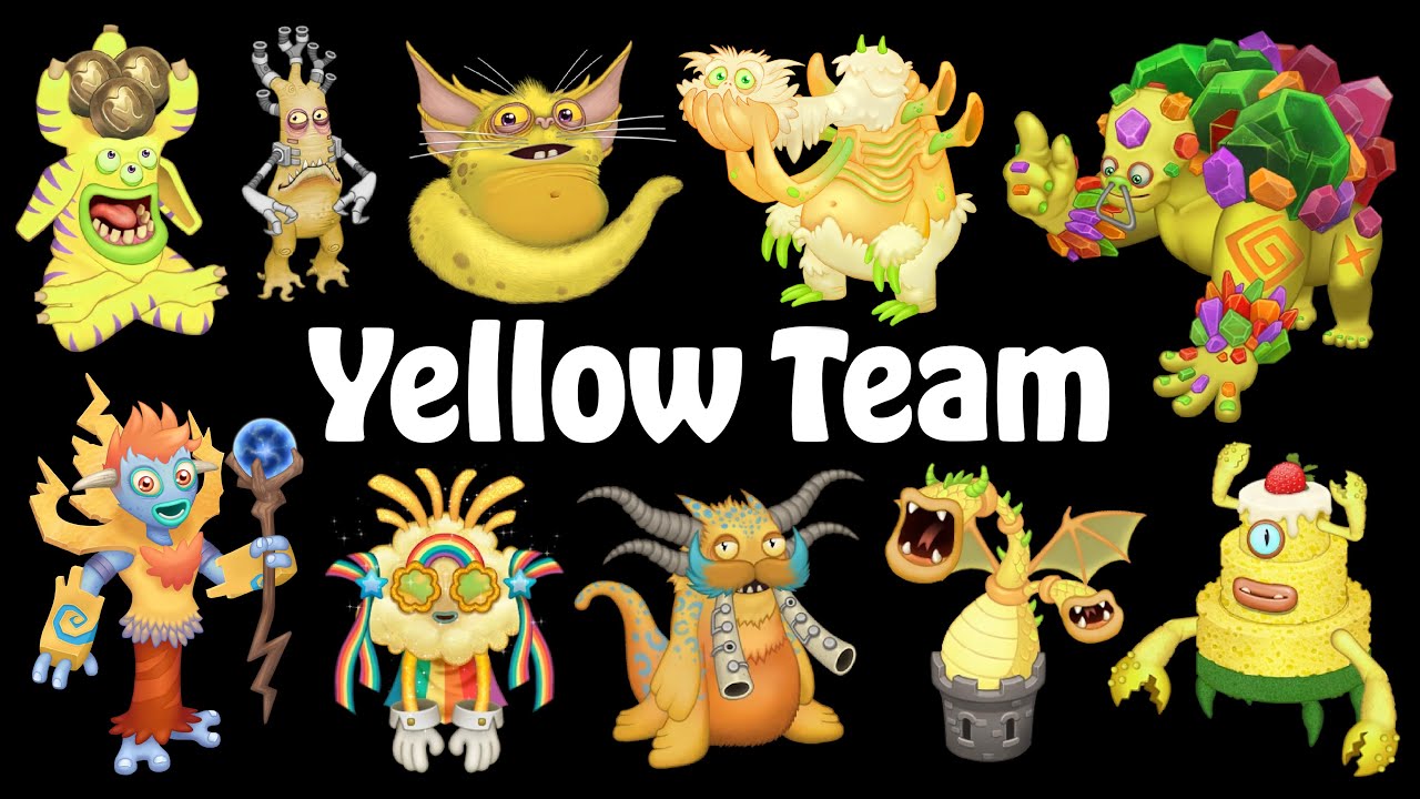 All NEW Yellow Monsters in My Singing Monsters - YouTube