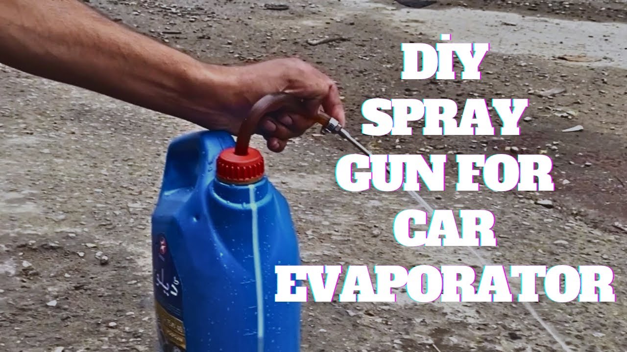 DIY Water Spray Gun for Car Evaporator and Condenser - YouTube