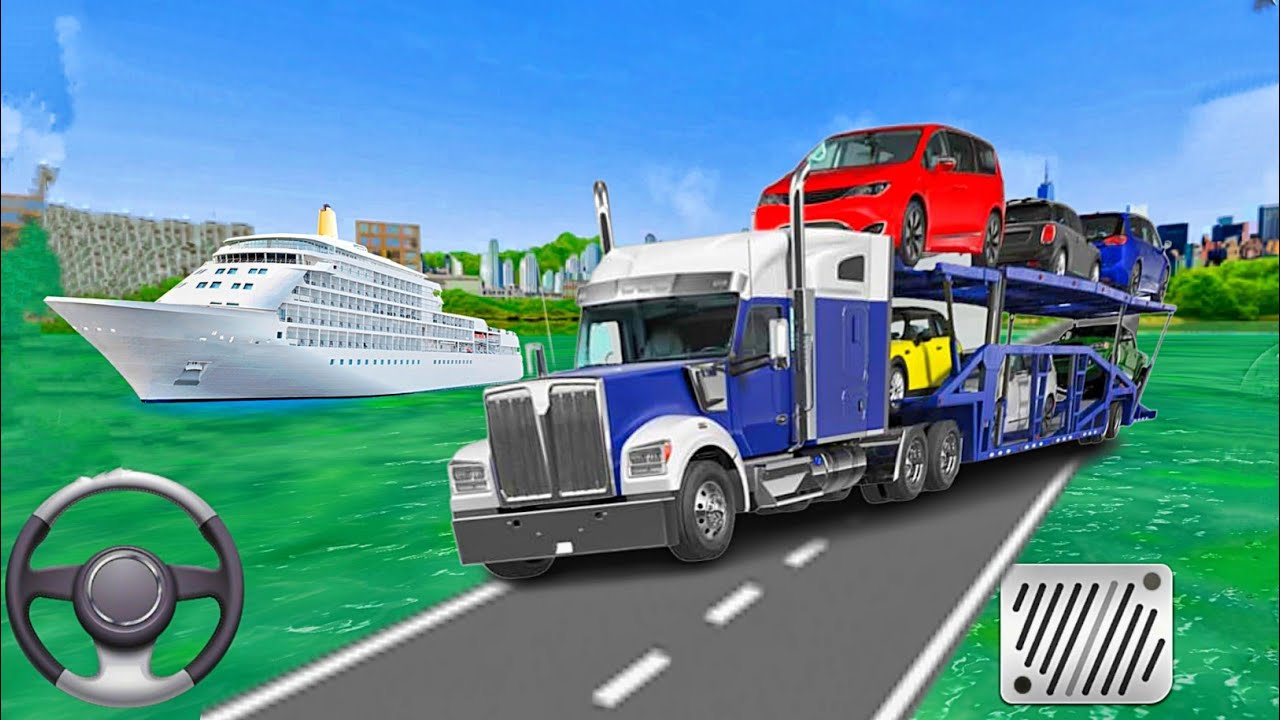 Car Transport -Truck Games 3D Best Android Gameplay Truck Driving - YouTube