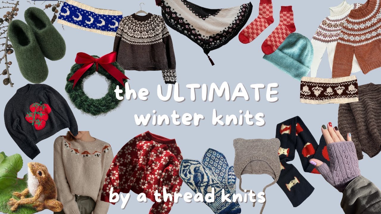 The ULTIMATE winter knitting pattern inspo! 50+ Winter Knitting ...