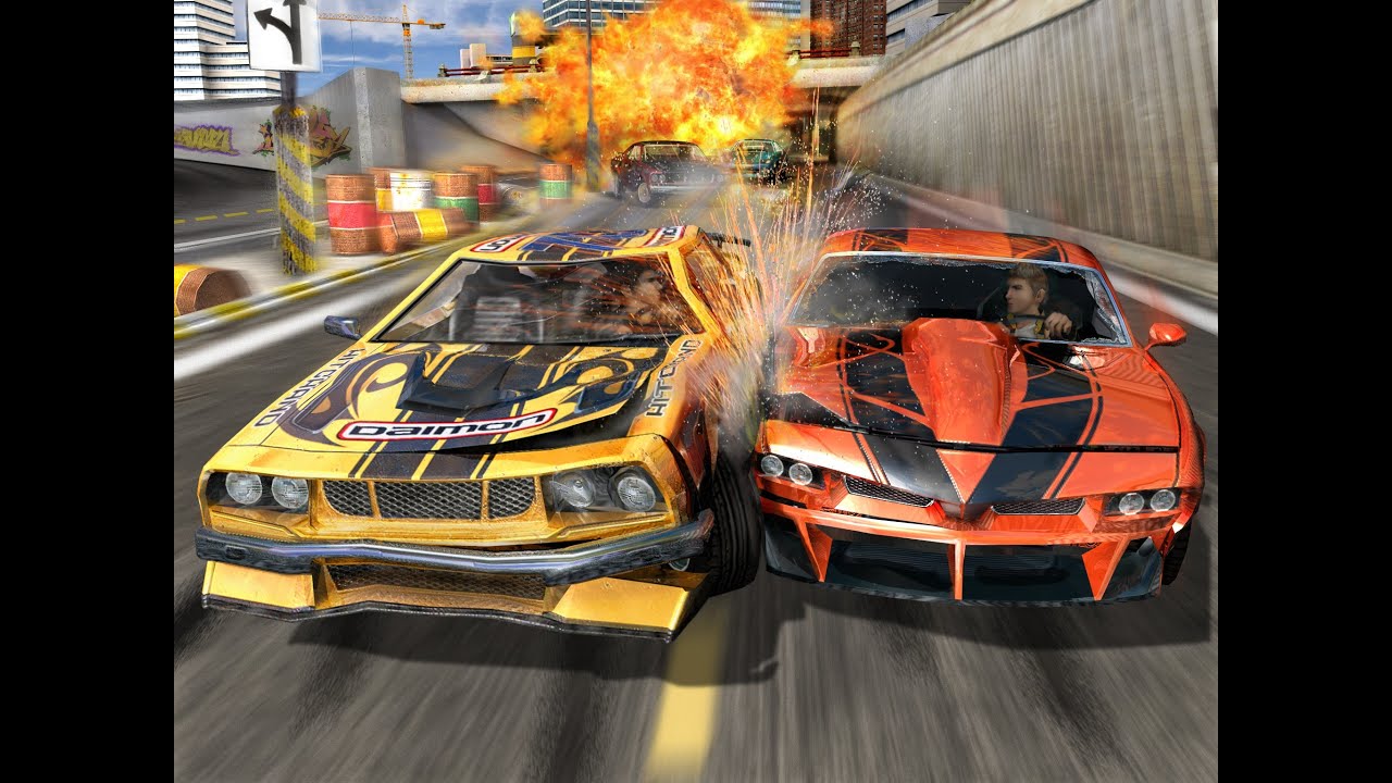FlatOut 2 - Test / Review (Gameplay) GameStar - YouTube