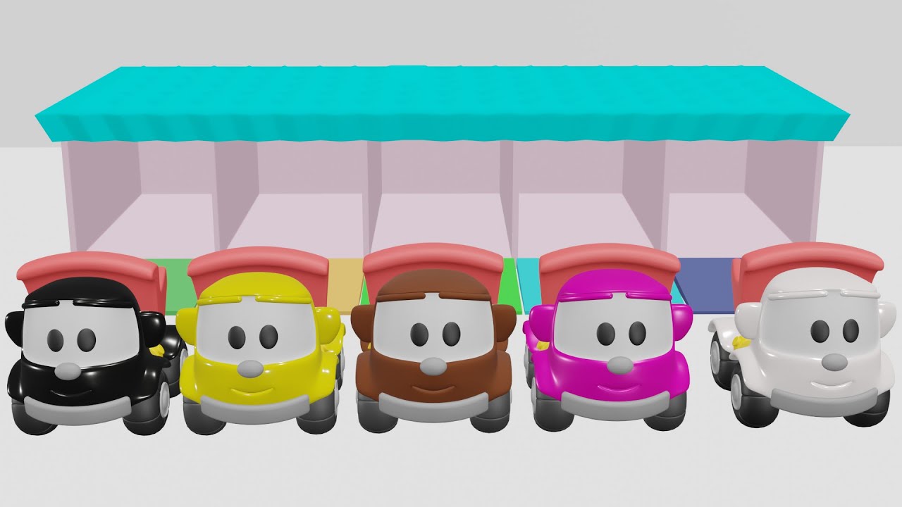 Colors for Children to Learn with Street Vehicles - Colours for Kids to ...
