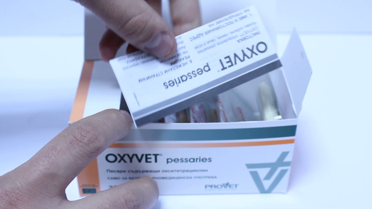 OXYVET PESSARIES - YouTube