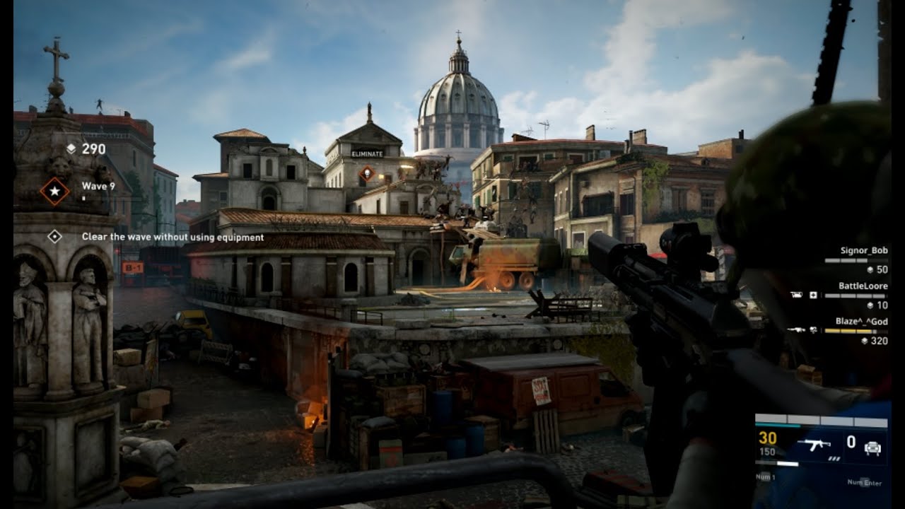 World War Z: New Horde mode Hard Rome XL waves 3-20 - YouTube