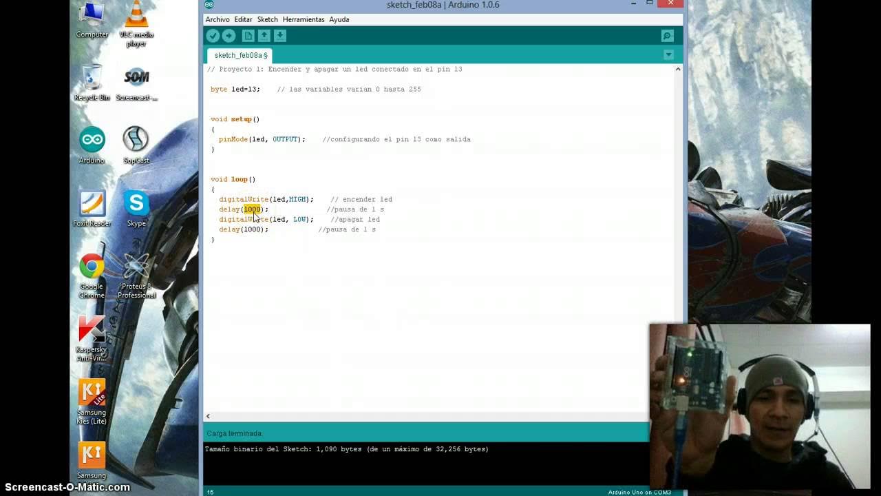 Arduino Parte 3 Proyecto 1 y simulacion en proteus - YouTube