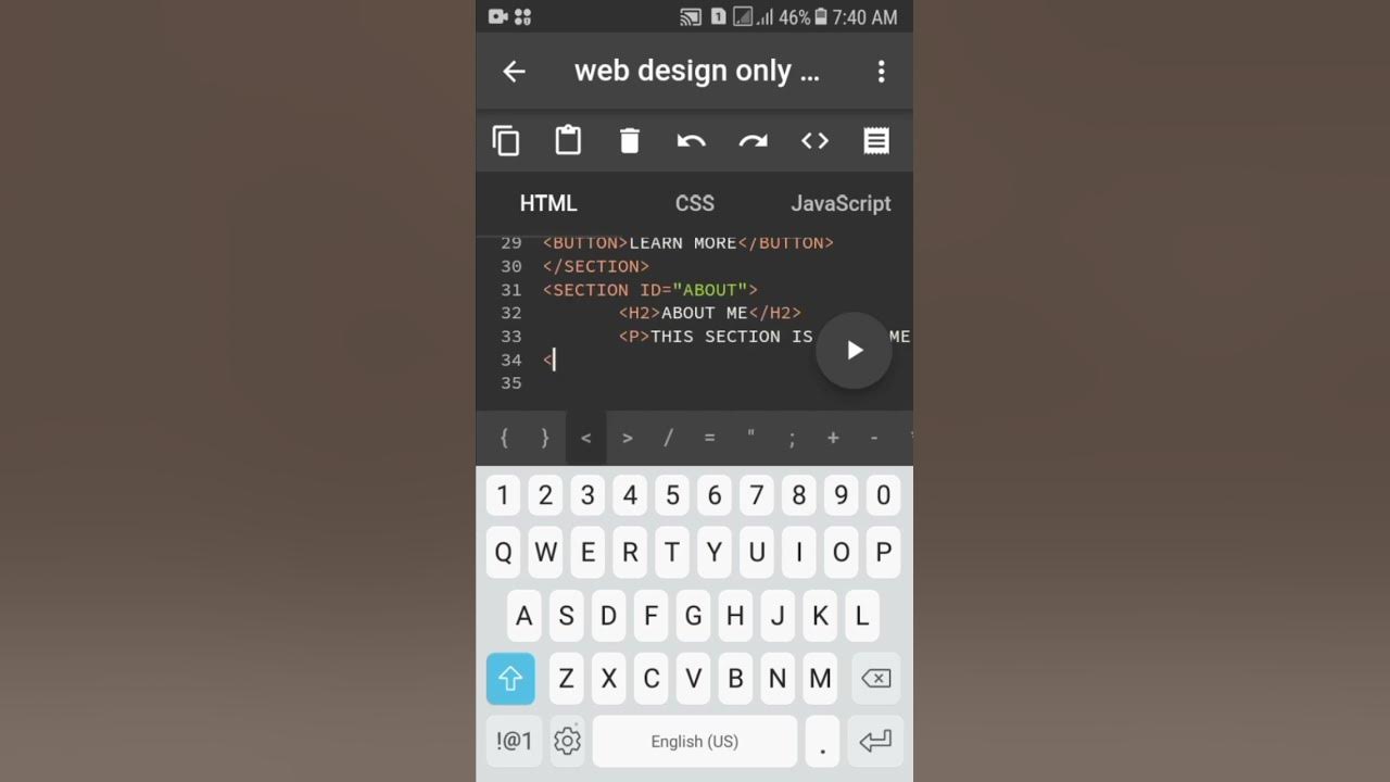 Web Design Tutorial Only From Html Coding Htmlcoding Codewithfun Code Youtube