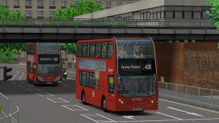 Omsi 2 Bowdenham V5 Route 408 Herefield Station To Apsley Station E400 ...