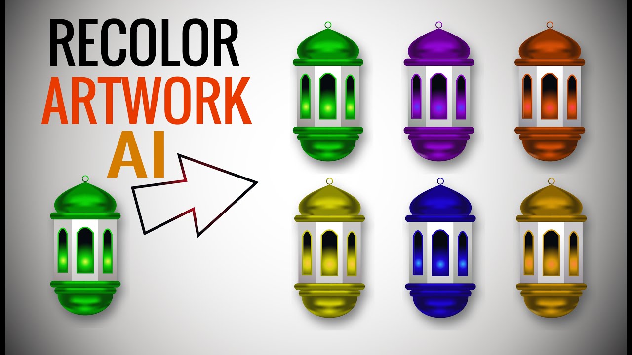 Create fast recolor and shadow - YouTube