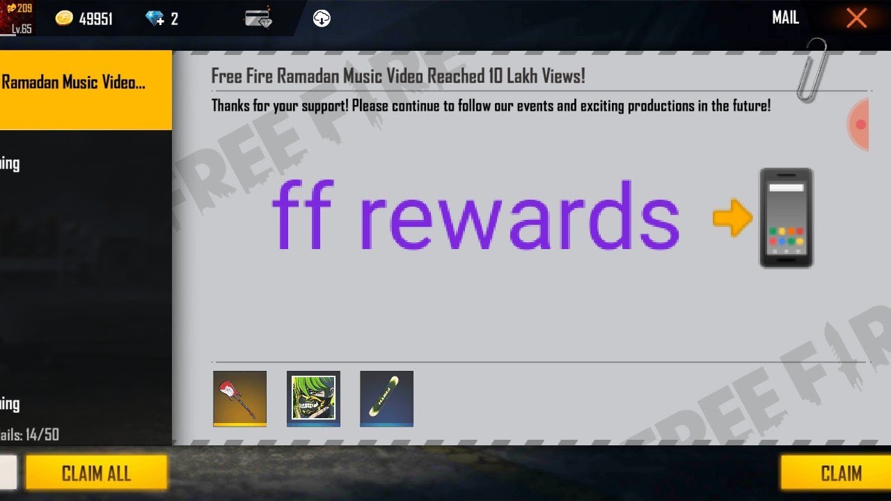 ff rewards kese milega / how to claim FF rewards / FF rewards redeem ...