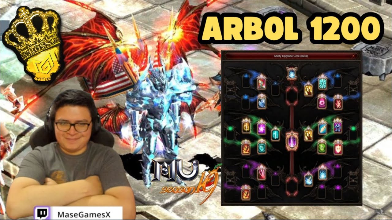 👑 BK / BM Arbol 1200 Ability Cards 👑 | Mu Online S19.1 💥 - YouTube