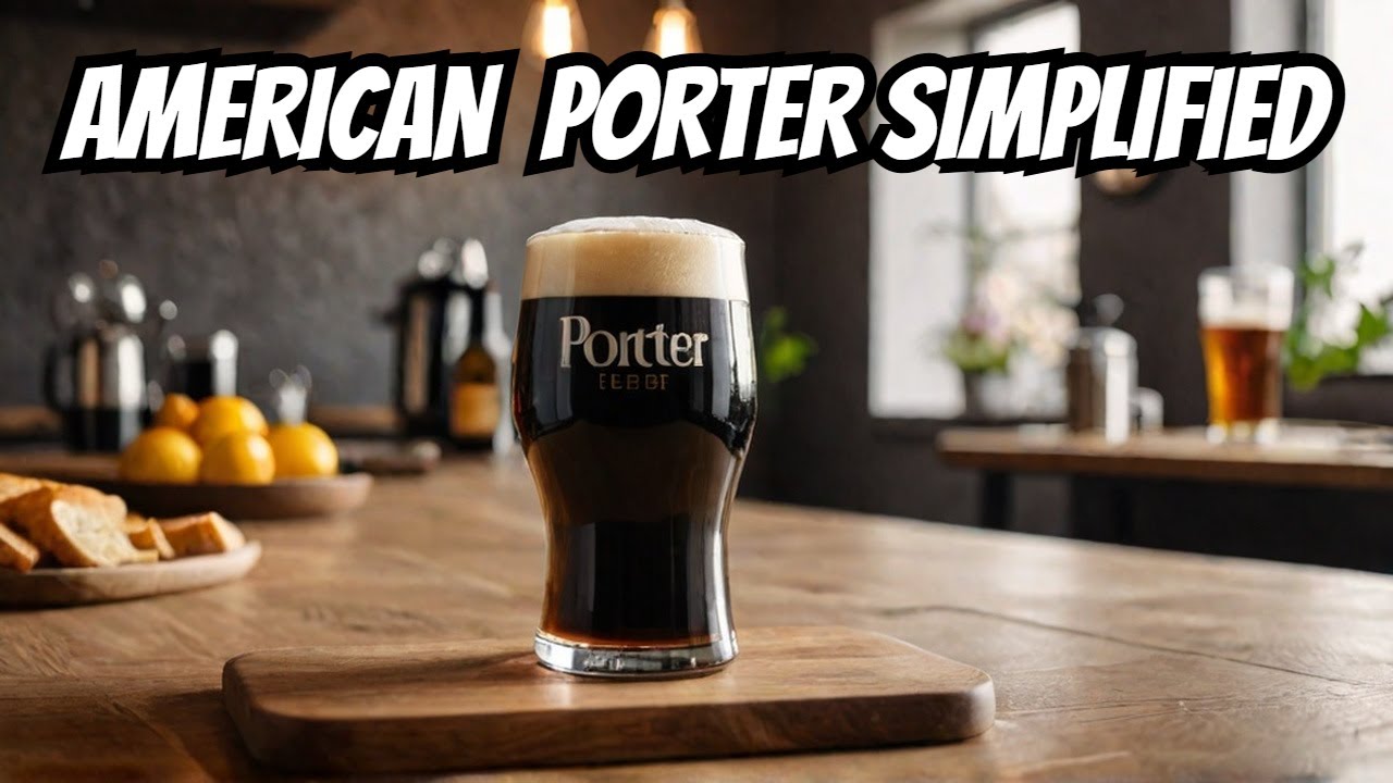 Brewing a Simple American Porter Recipe! - YouTube