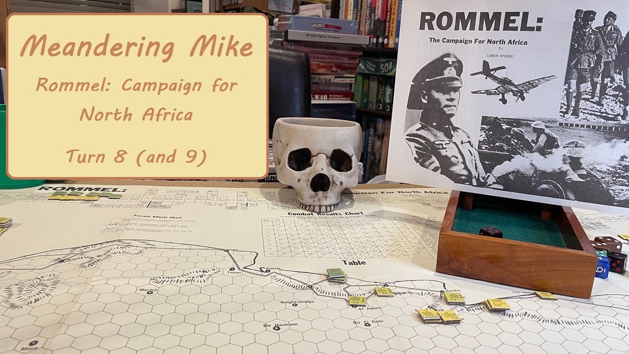 Rommel - Campaign for North Africa Turn 8 (and 9) - YouTube