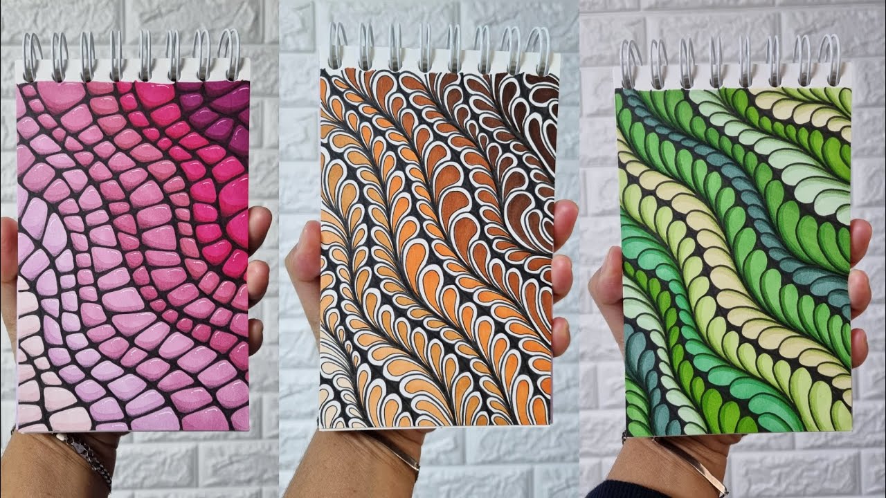 Fun Zendoodle Ideas For Beginners! II Compilation - YouTube