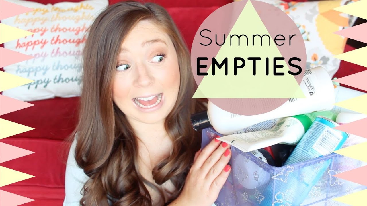 Summer Empties! Products I've Used Up #12 - YouTube