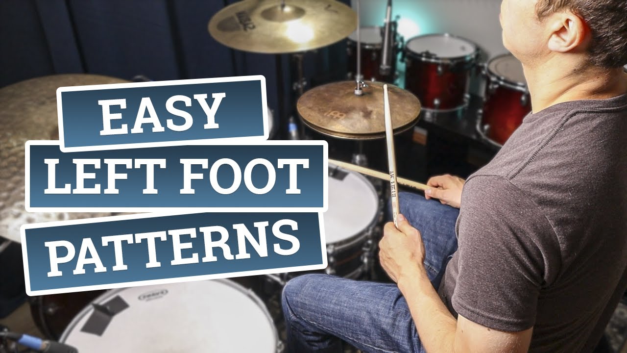 Left Foot Hi-Hat Patterns for Beginning Drummers - YouTube