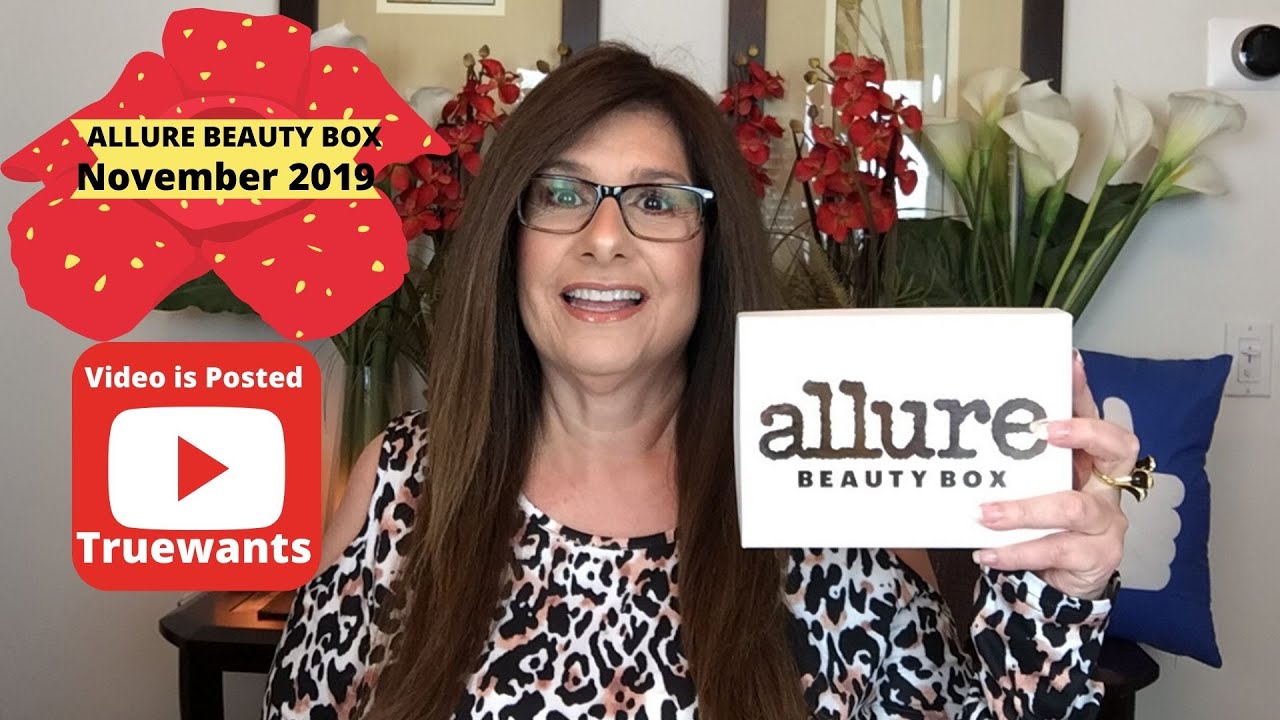 Allure Beauty Box November 2019 Unboxing and Swatches and Discount ...