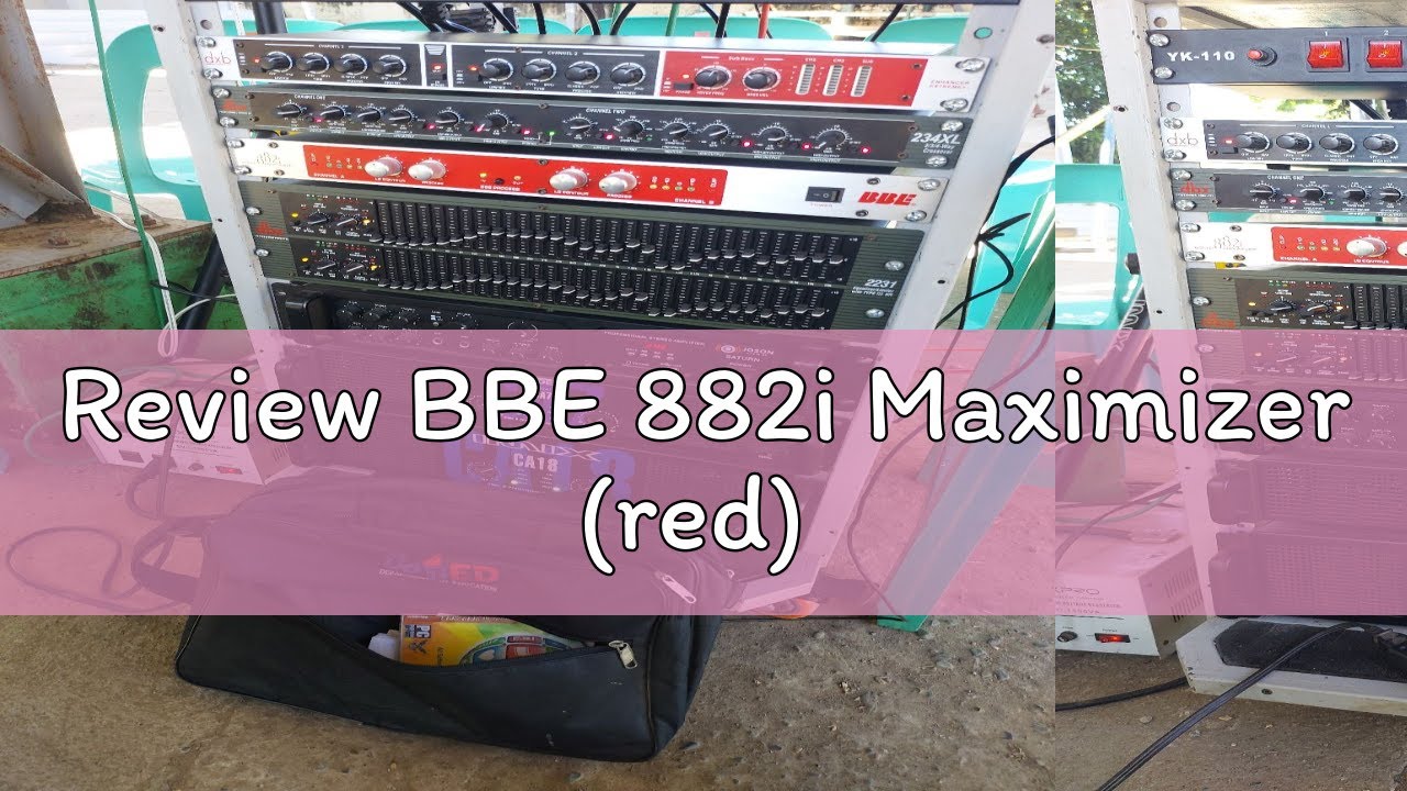 Review BBE 882i Maximizer (red) - YouTube