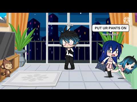 If marinette and luka had a kid part 2 (Gacha skit) 🦋lukanette🦋