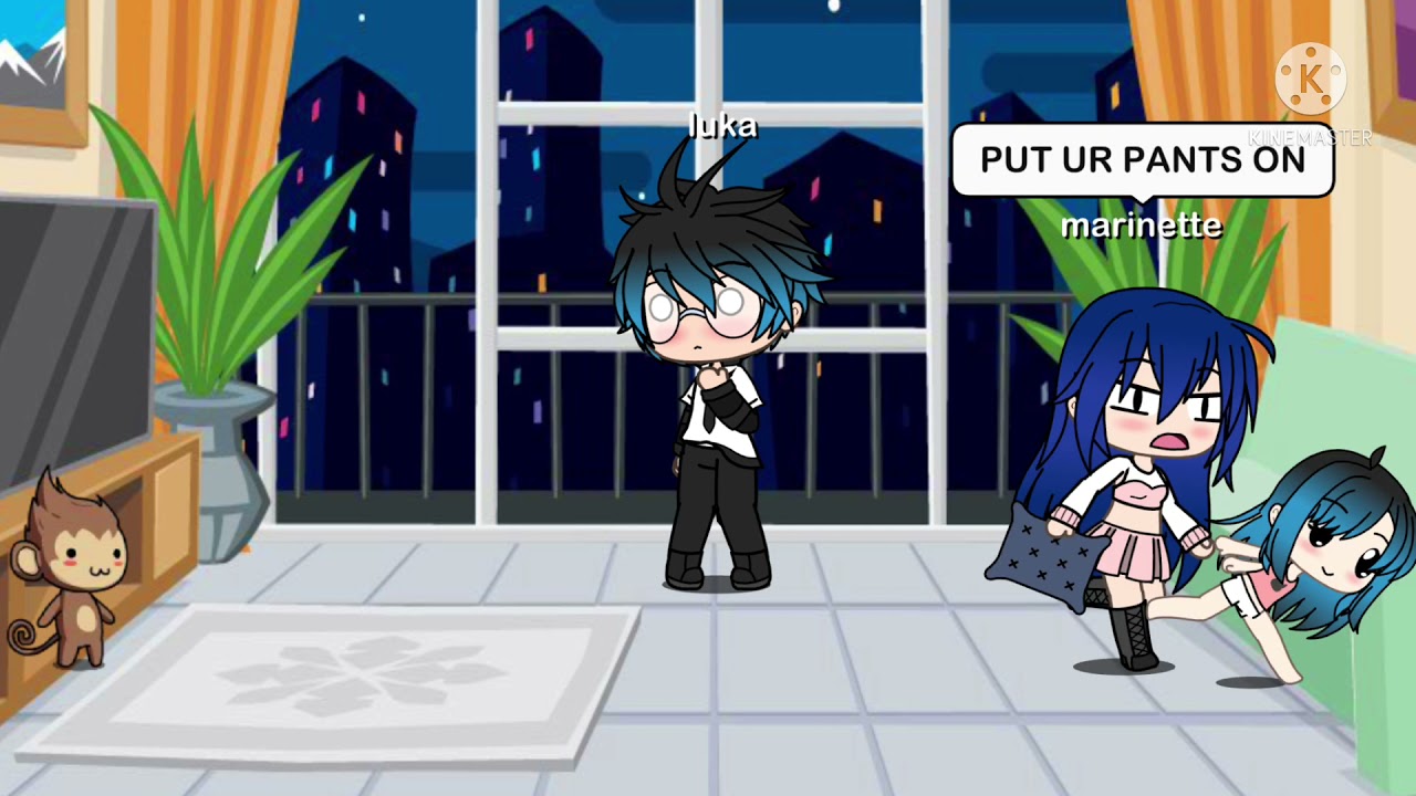 If marinette and luka had a kid part 2 (Gacha skit) 🦋lukanette🦋 - YouTube