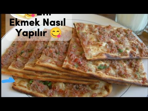 Meşhur Konya Etli Ekmek Tarifi- Konya Etli Ekmek Tarifi